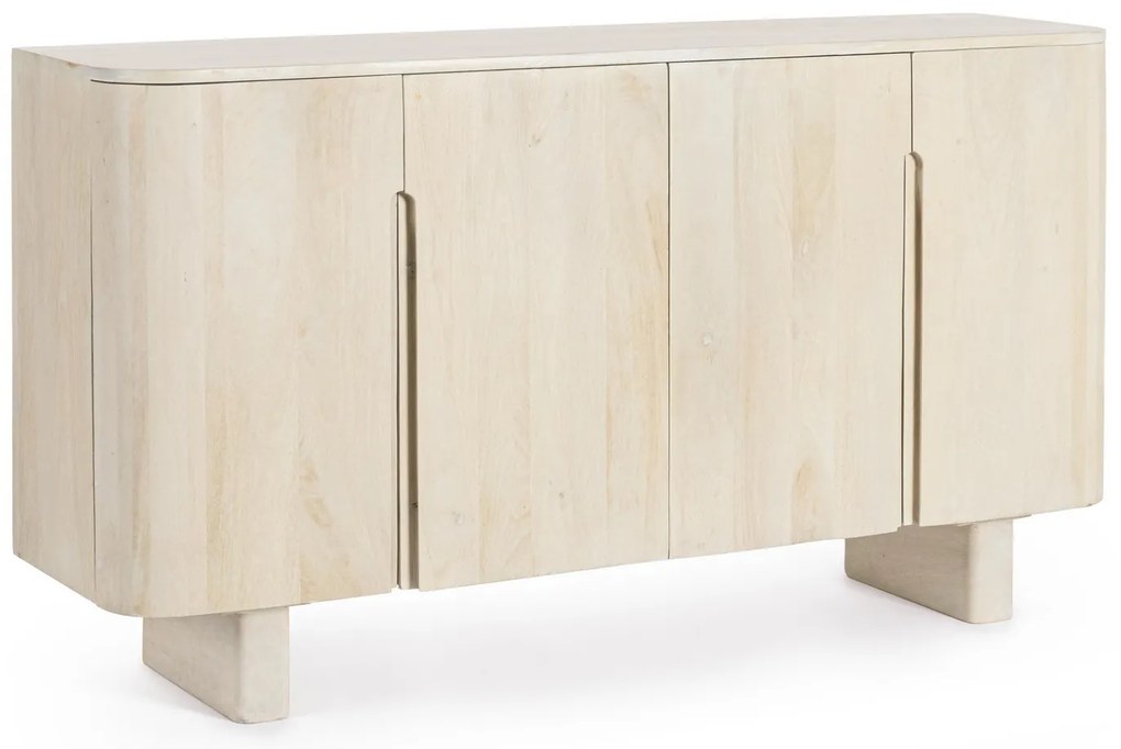 BIZZOTTO Dřevěný TV stolek SERAPIS 140x58 cm světlý 0747186
