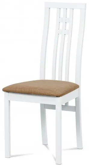 Sconto Jídelní židle AMANDA bílá/béžová