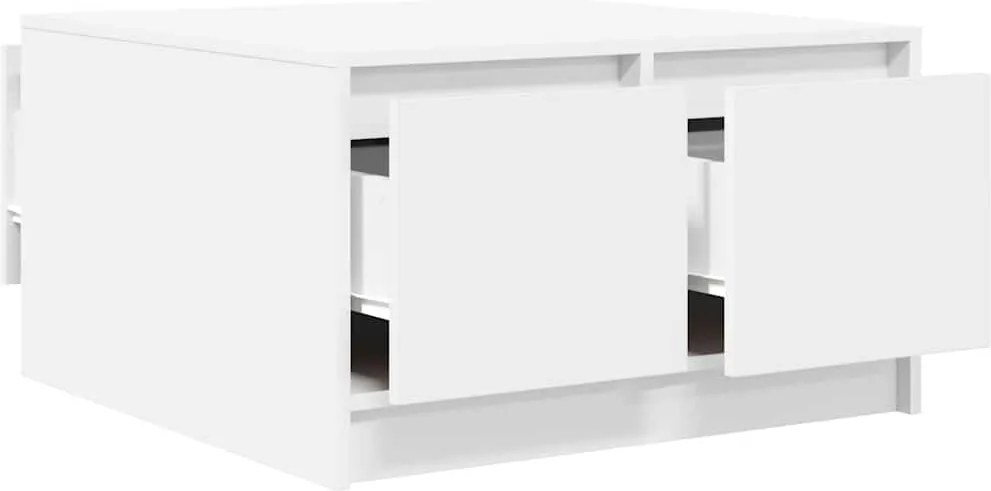 Konferenční stolek se zásuvkami bílý 70,5x70x40 cm 3328408