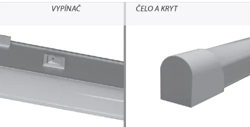 LED svítidlo MODUS SOL2000M4KO/ND 120cm 4000K neutrální bílá IP20