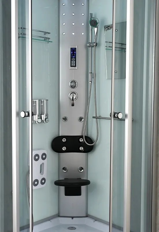 Terra Hydromasážní box WSH7120W, 90x90 bez sauny
