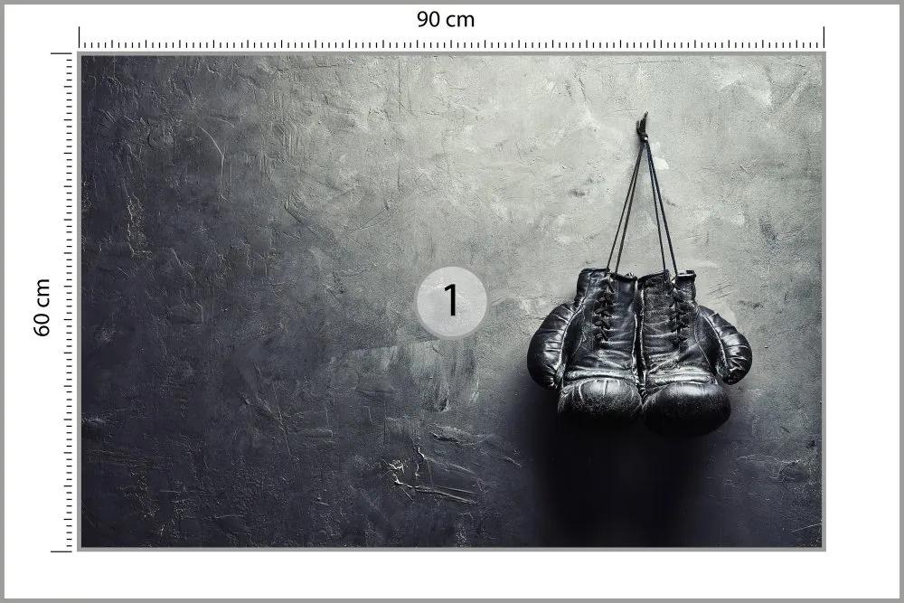 Fototapeta Staré Boxerské Rukavice Omyvatelný vlies 135x90
