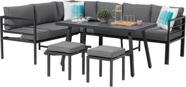 Doppler YORK SET - hliníková zahradní sedací souprava - Rozbalené zboží (N639)