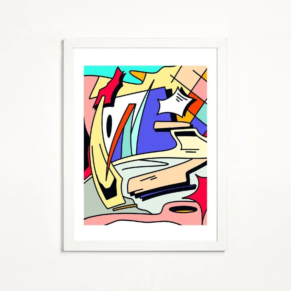 PAUSER | P-Mesh Rám: Černý, Velikost: 70 x 50 cm