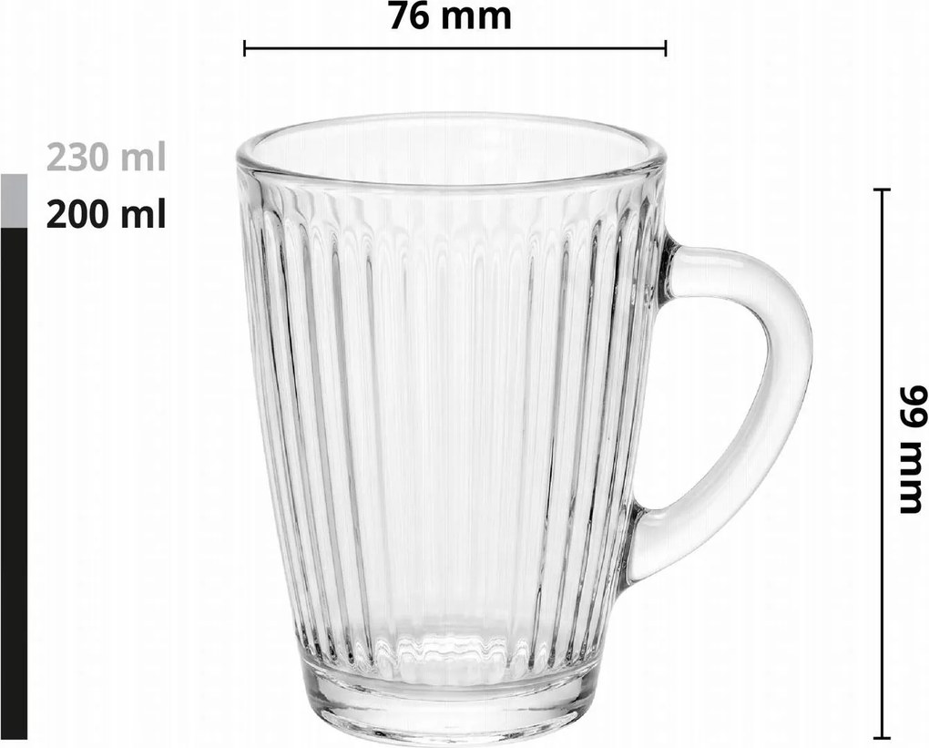 Lav hrnky Hestia 250 ml 6 ks