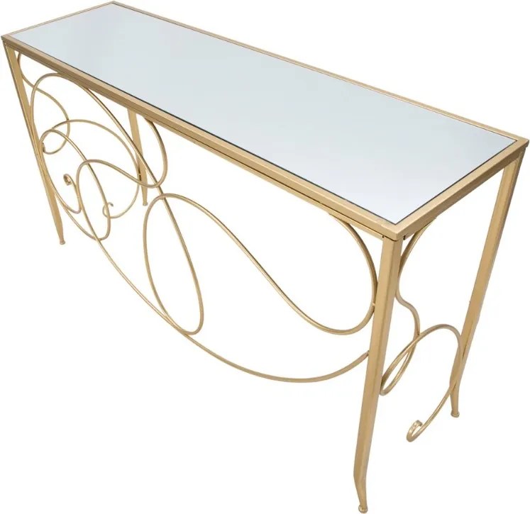 Designová konzole Jeaselle 140 cm zlatá