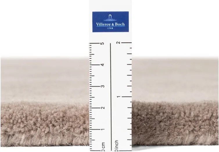 Hnědý/béžový vlněný kulatý koberec ø 160 cm Virelle – Villeroy&Boch