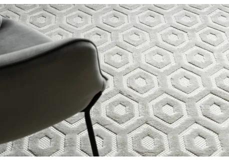 koberec SANTO SISAL 58380 šestiúhelník béžový velikost 200x290 cm | krásné koberce cz