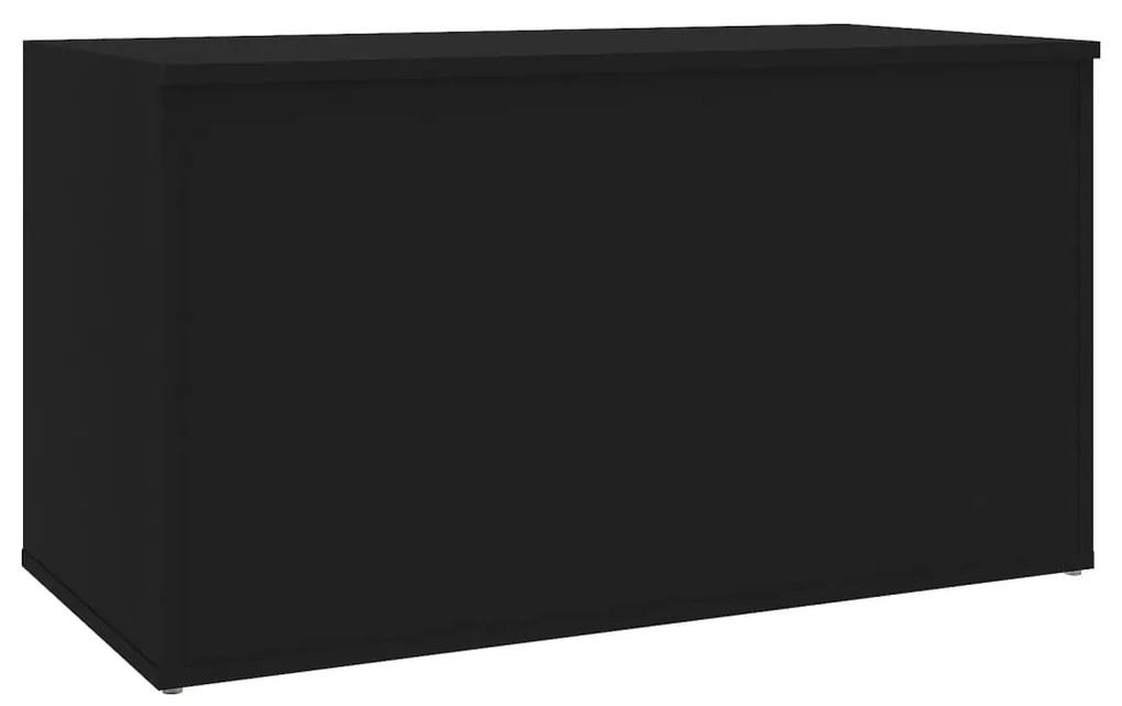 Úložná truhla Eraldo - 84x42x46 cm | černá