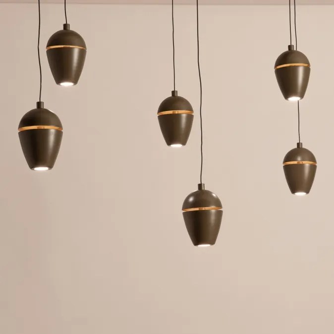 Závěsné stmívatelné LED svítidlo Cosmo Brown 6
