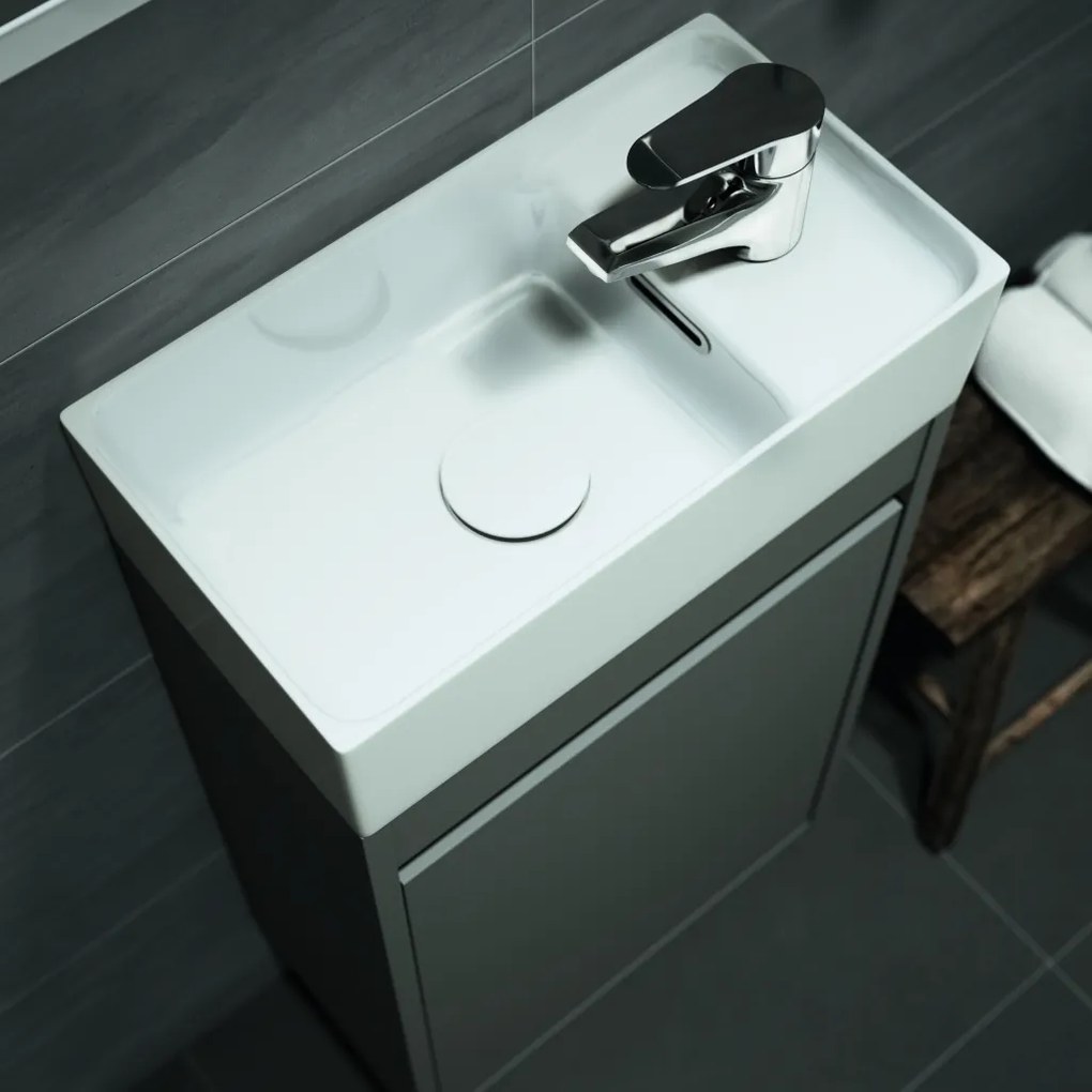 Cersanit Crea BOX skříňkové umyvadlo 40cm, bílá, K114-004