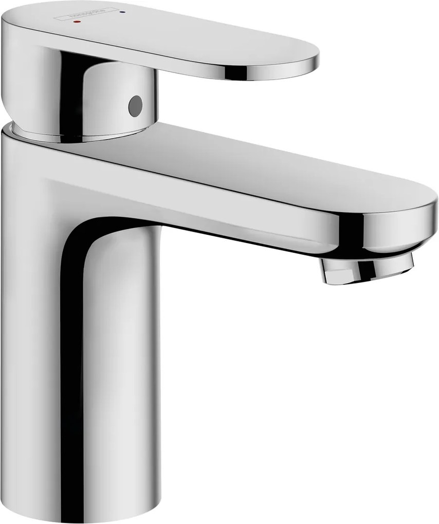Hansgrohe Vernis Blend, umyvadlová baterie 100 s kovovou odtokovou soupravou s táhlem, EcoSmart, chromová, 71559000