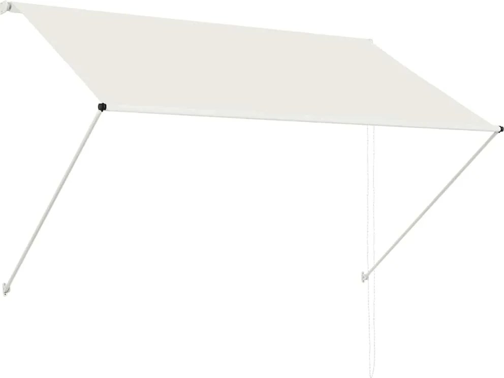 vidaXL Zatahovací markýza 200 x 150 cm [42037109] Barva: krémová