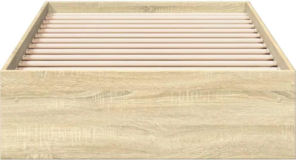 Rám postele se zásuvkami dub sonoma 100x200 cm kompozitní dřevo 3280673