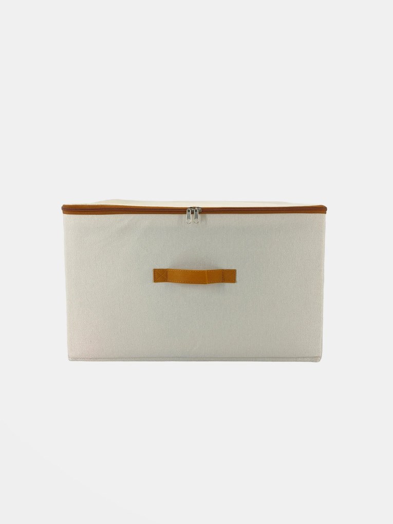 Sinsay - Úložný box s víkem na zip - béžová
