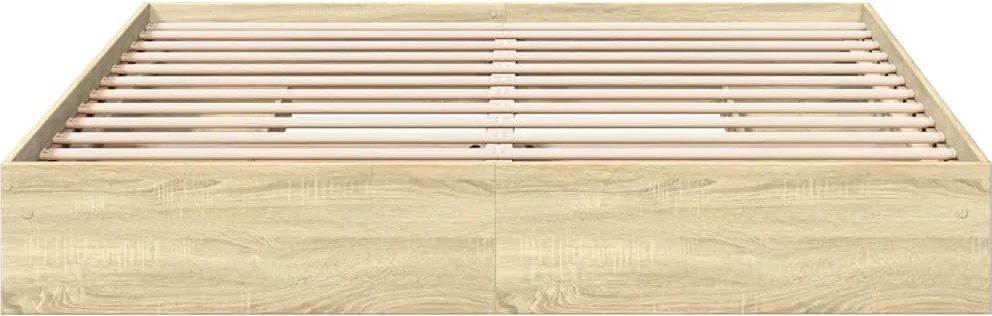 Rám postele se zásuvkami dub sonoma 180x200 cm kompozitní dřevo 3280638