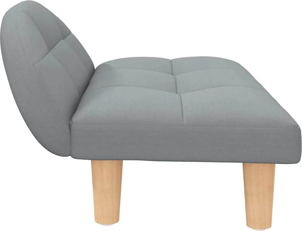 Pelíšek pro psy světle šedý 70 x 52 x 30 cm textil 171933