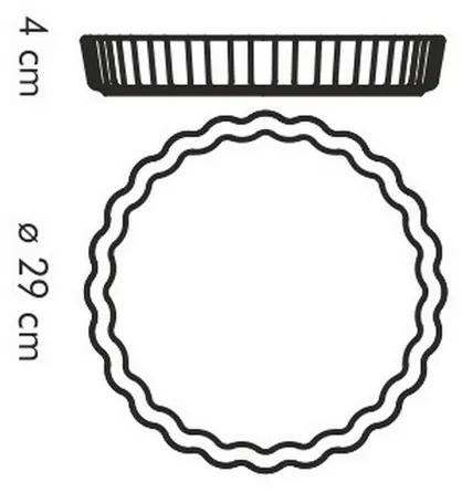 Tescoma forma s vlnitým okrajem kulatá Gusto 28 cm