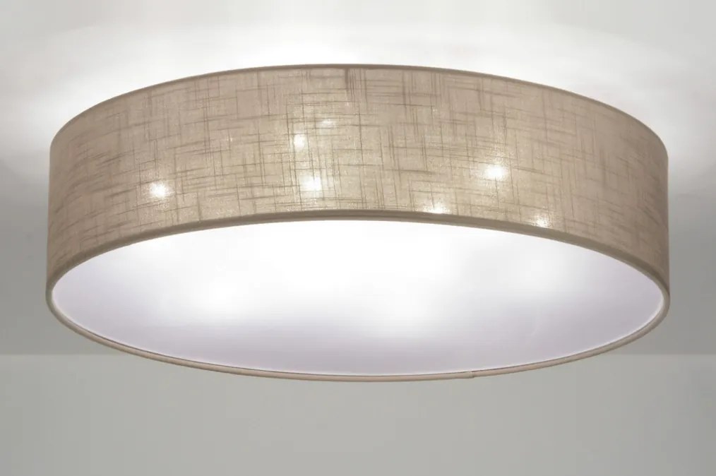 Stropní designové béžové svítidlo do obýváku Royal Brown Taupe