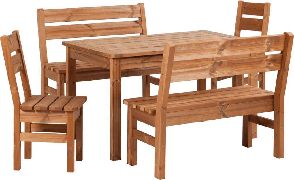 Zahradní dřevěný set PROWOOD z ThermoWood - SET M3 - Samostatný set