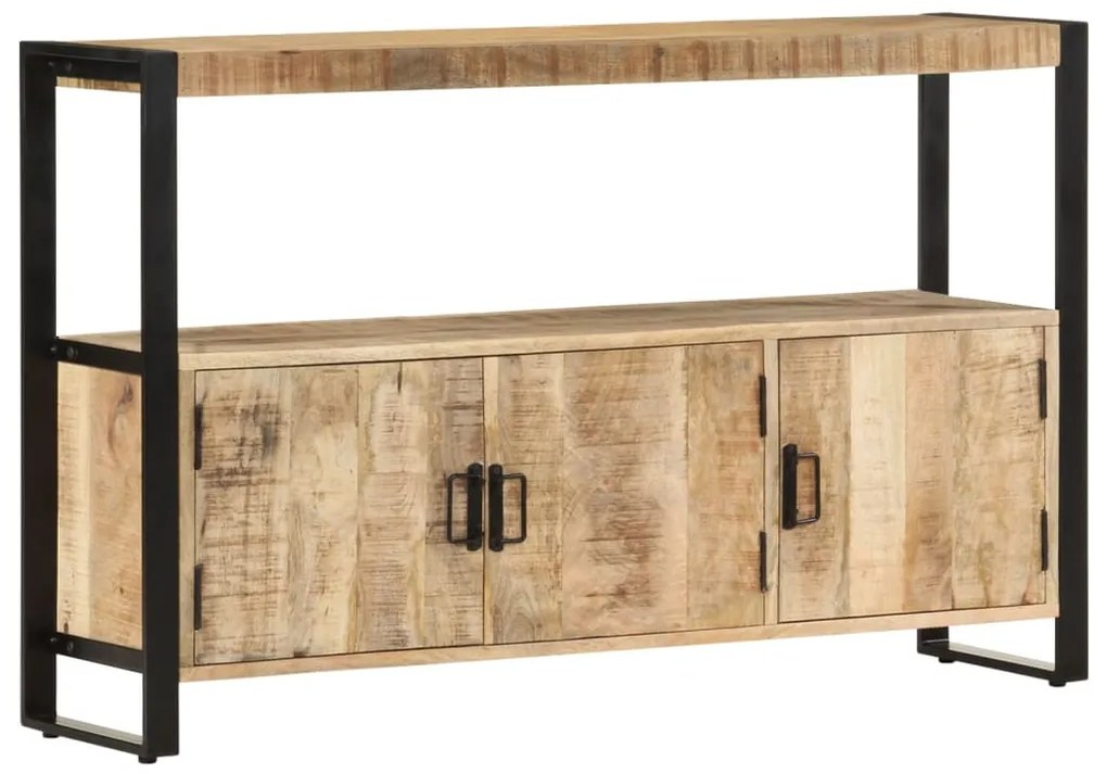 Odkládací skříňka 120 x 30 x 75 cm masivní mangovníkové dřevo 247923