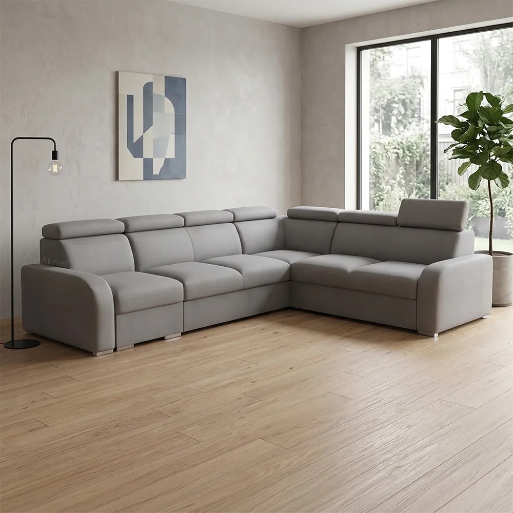 Sedací souprava OSLO L | 315x250 | rozkládací + 2x úložný prostor | VÝBĚR TKANIN