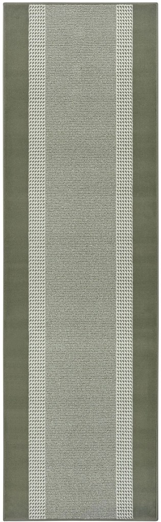 Hanse Home Collection koberce Běhoun Basic 105487 Green Rozměry koberců: 80x200