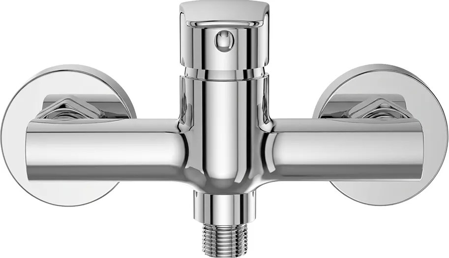 Mereo, Mereo Sprchová nástěnná baterie, Pego, 150 mm, bez příslušenství, chrom, MER-CB60103P