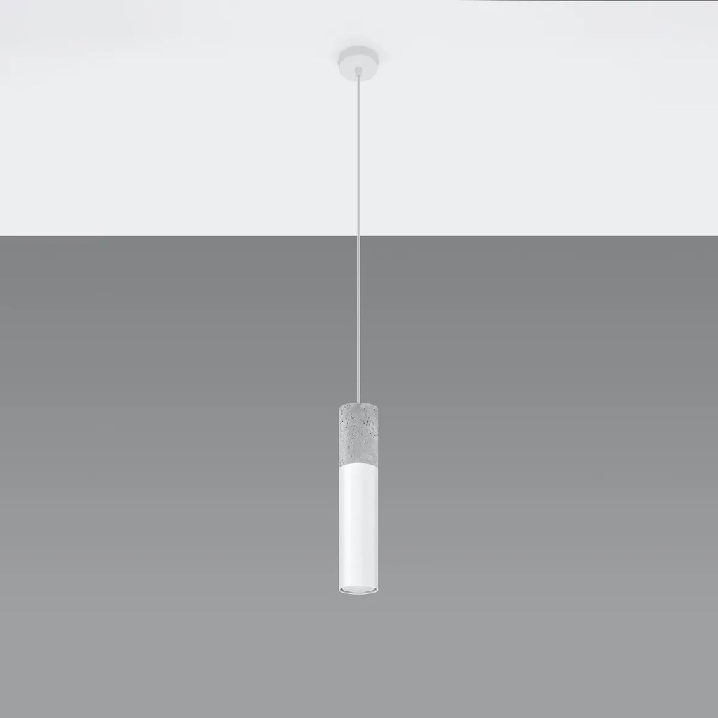 Sollux Lighting Závěsné svítidlo BORGIO 1 bílé