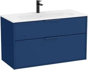 Roca Optica koupelnová skříňka s umyvadlem 99x58x45,5 cm modrá mat OPT1002ZM