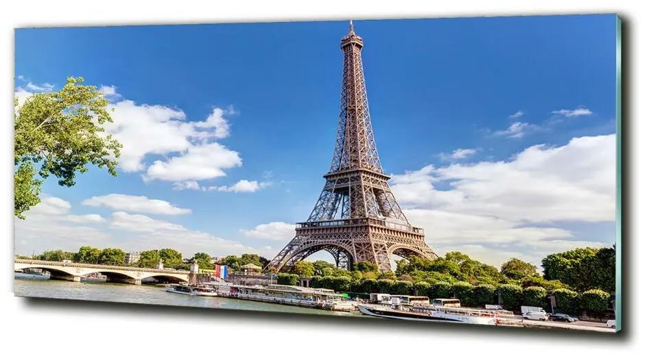 Wallmuralia Moderní foto obraz na stěnu Eiffelova věž Paříž 125x50 cm