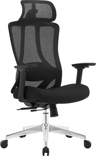 Kancelářská ergonomická židle Neoseat TIYA — černá, nosnost 150 kg