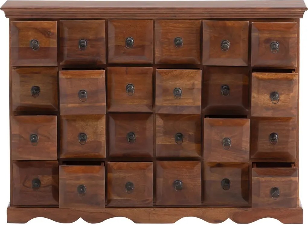 furniture-nabytek.cz - Komoda Meridan akácie 24 šuplíku