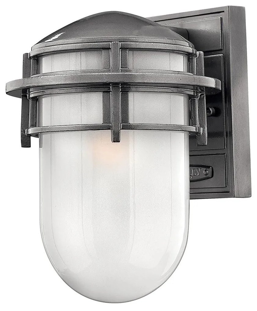 Elstead Retro nástěnná lampa Hinkley REEF-SM-HE/šedá barva/IP44