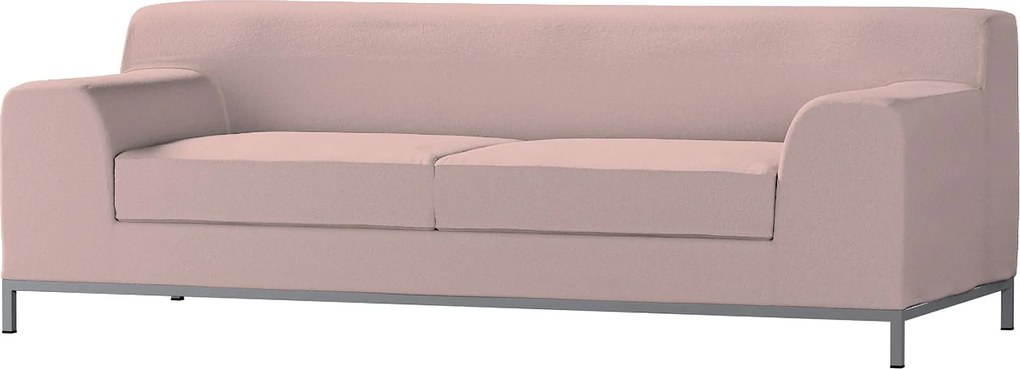 Potah na pohovku IKEA Kramfors 3-místná barva růžová látka pletený vzor