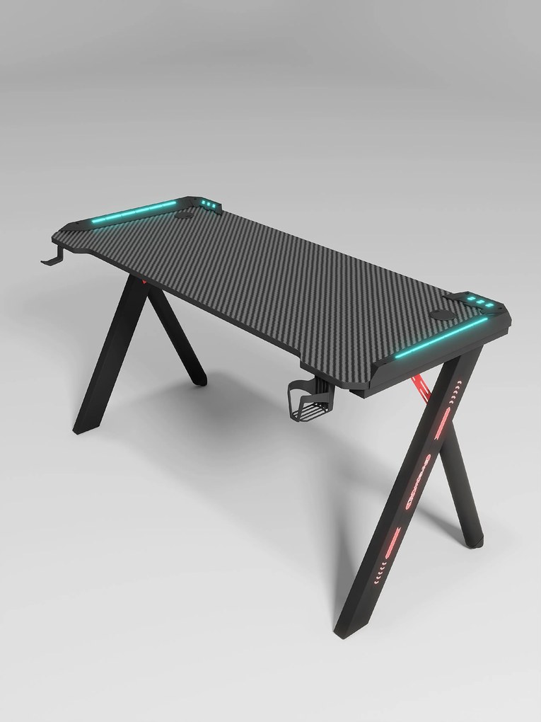 Herní stůl BG03 černý 140 cm