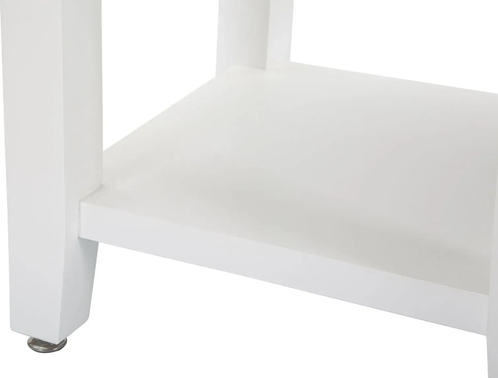 Noční stolek Shine 45 cm bílý