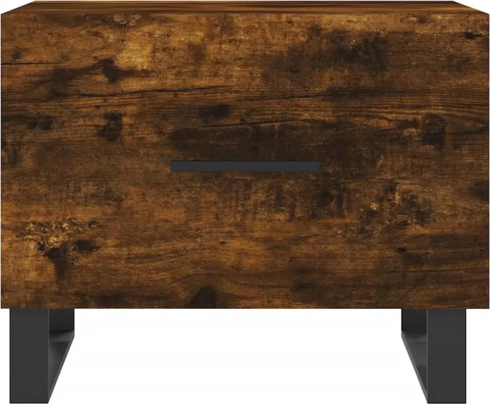 vidaXL Konferenční stolky 2 ks 50 x 50 x 40 cm kompozitní dřevo [829455] Barva: Černá