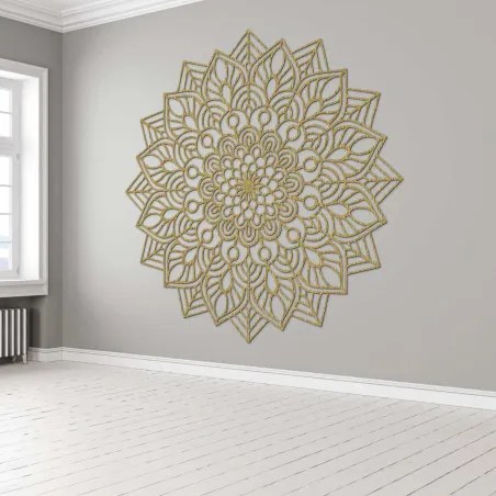 Dřevěná mandala na zeď harmonická energie I SENTOP PR0319-A