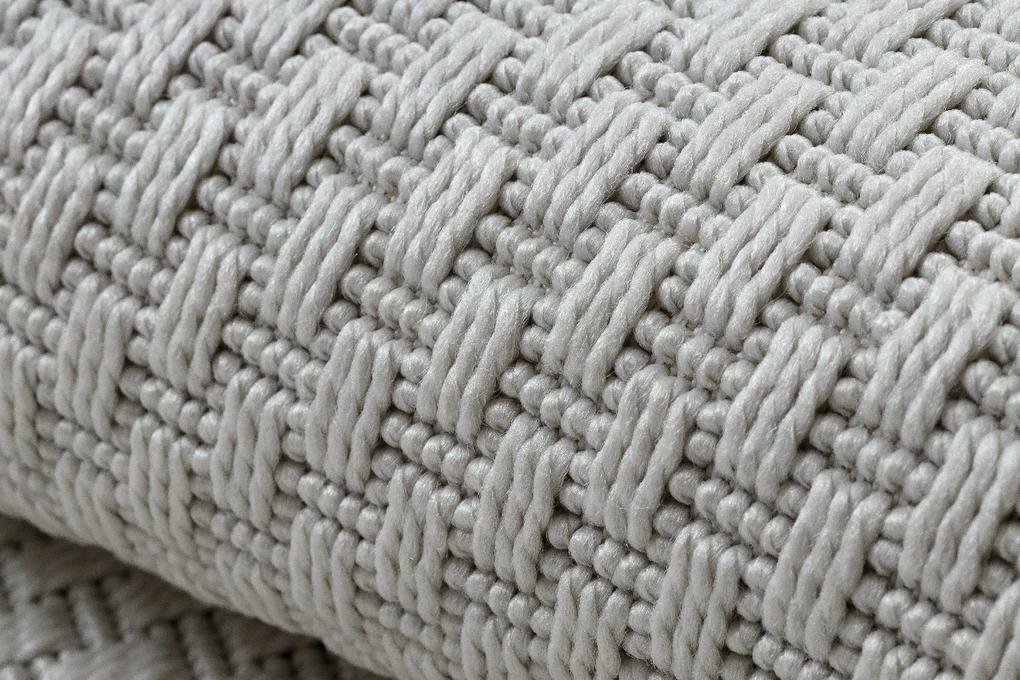 Dywany Łuszczów Kusový koberec Timo 6272 White – na ven i na doma ROZMĚR: 120x170