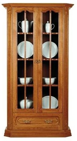 Casarredo Vitrína 2-dvéřová LEWIS, moření 5