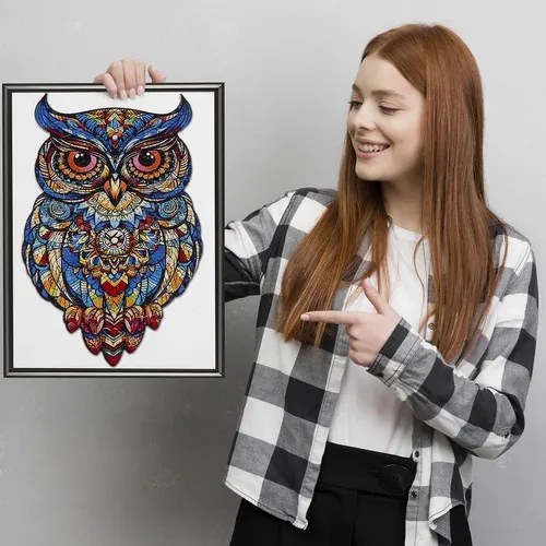 Dřevěné puzzle - Kruzzel puzzle 24551