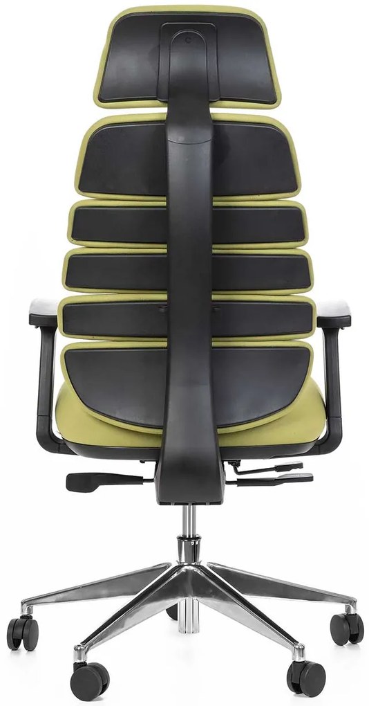 MERCURY Ergonomická kancelářská židle WORKEASE - zelená látka