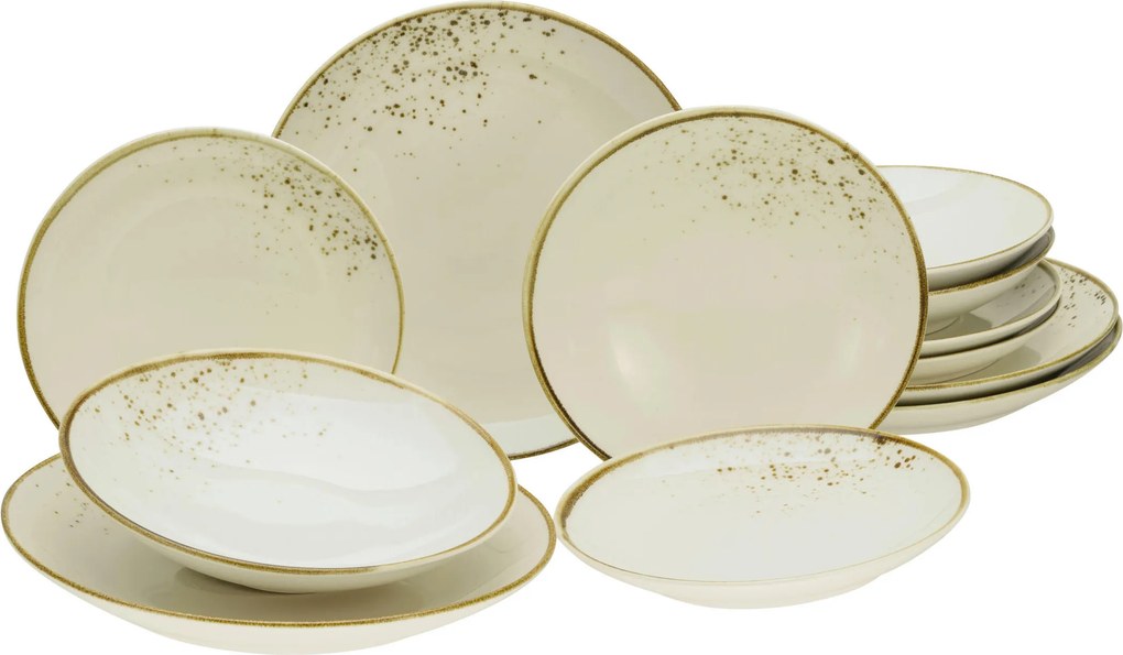 XXXLutz KOMBINOVANÁ SOUPRAVA Nature Collection Natural Living 12dílné Creatable - Online Only nádobí - 007768134502