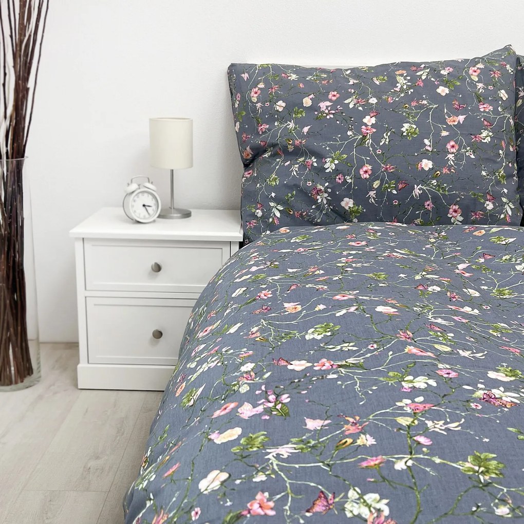Bavlněné povlečení Rea Zapínání: zip, Velikost polštáře: 70x90, Velikost přikrývky: 140x260