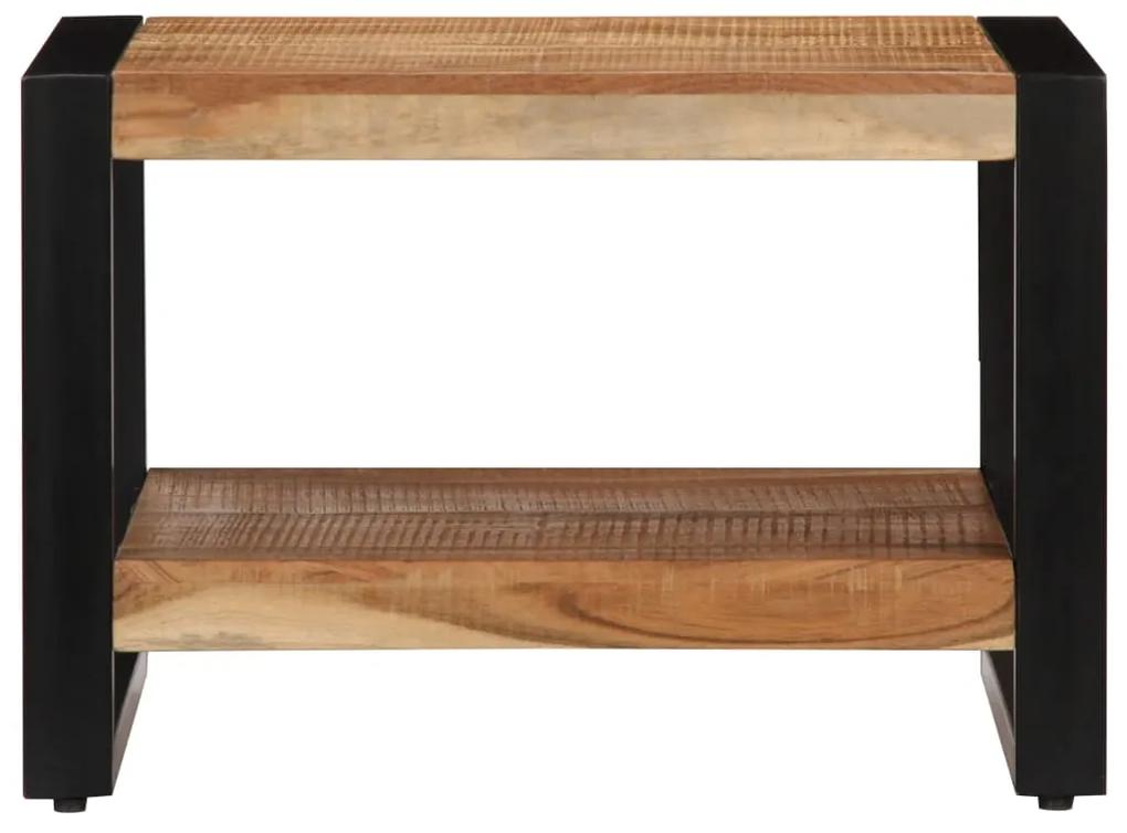 Konferenční stolek 60 x 60 x 40 cm masivní akáciové dřevo - Default Title