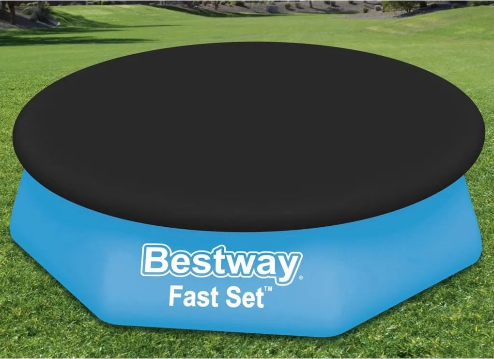 Bestway Flowclear Krycí plachta na bazén Fast Set 240 cm [3202587]