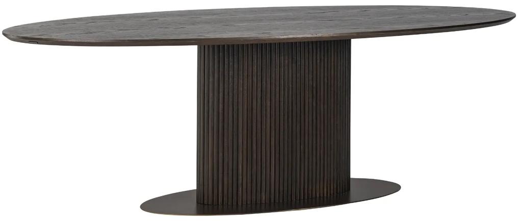 OnaDnes -20% Hnědý dubový jídelní stůl Richmond Luxor 235 x 110 cm