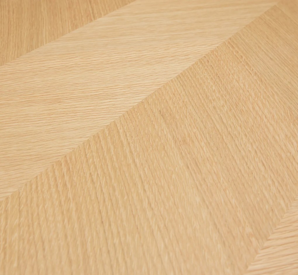 HÜBSCH Jídelní stůl HERRINGBONE 160x80 cm světlý 881612