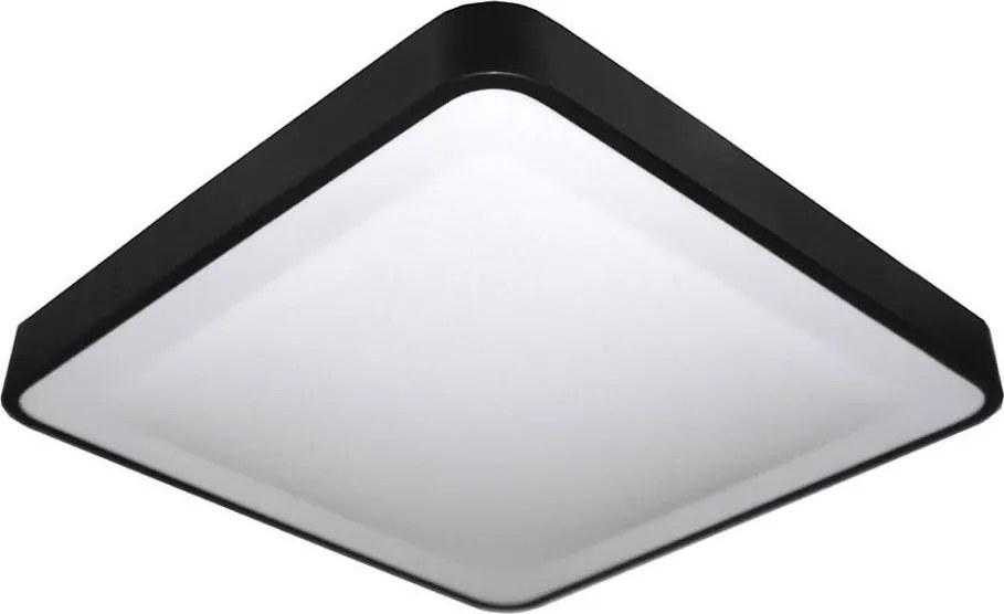 LED Stropní svítidlo se senzorem WILTON LED/24W/230V 4000K 33x33 cm černá